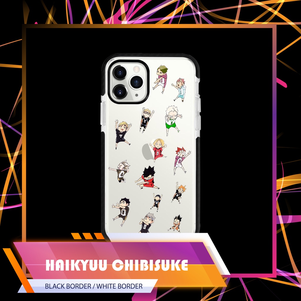 [HAIKYUU 2] HAIKYU CHIBISUKE BORDER CASE DESIGNATED BUMPER CASE CASING ...