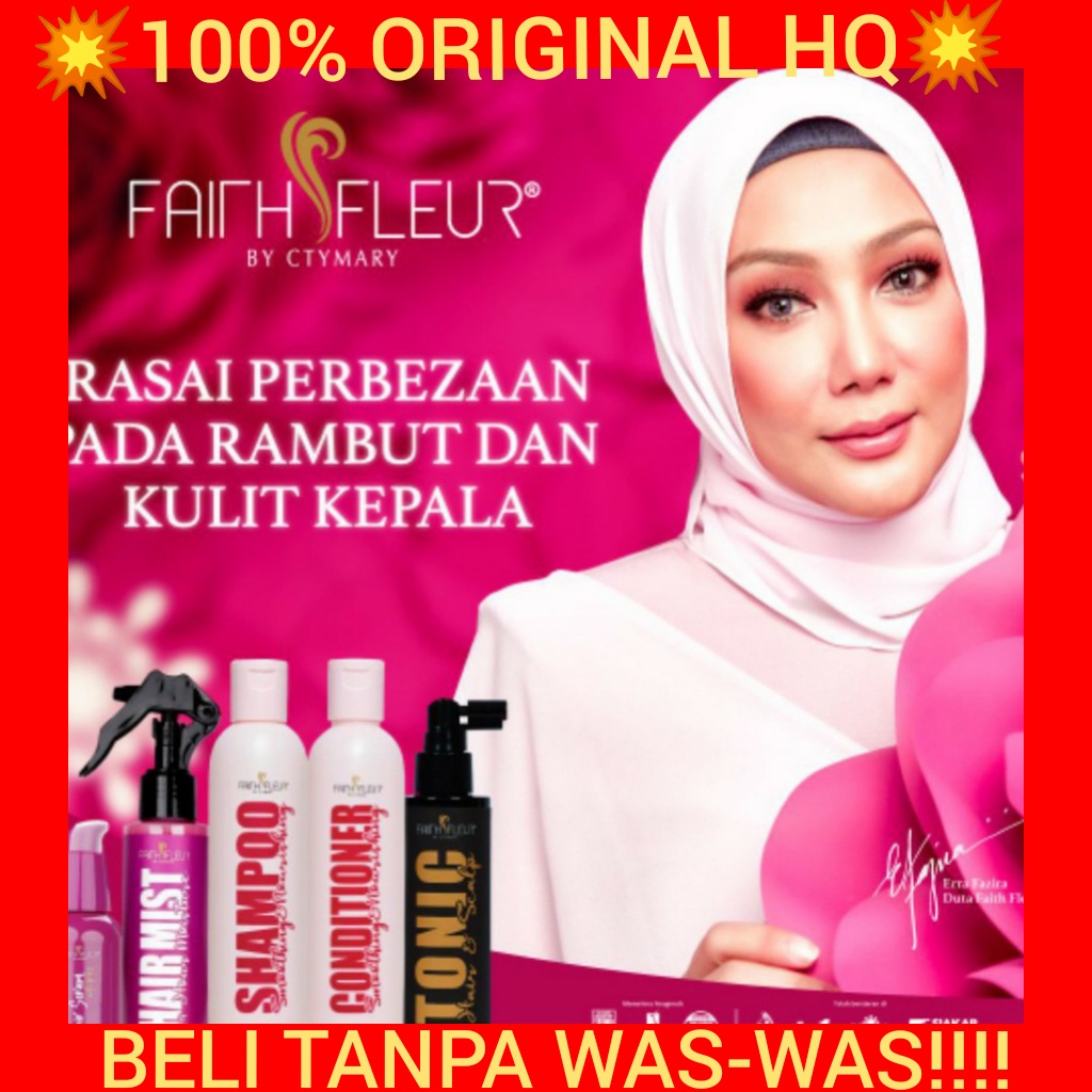 SERUM FAITH FLEUR ORIGINAL HQ SHAMPOO CONDITIONER SERUM HAIR MIST TONIC ...