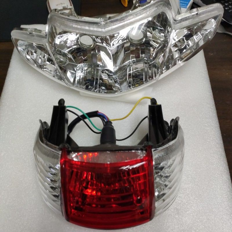 Head lamp tail lamp lampu depan lampu belakang honda wave100 wave 100 ...