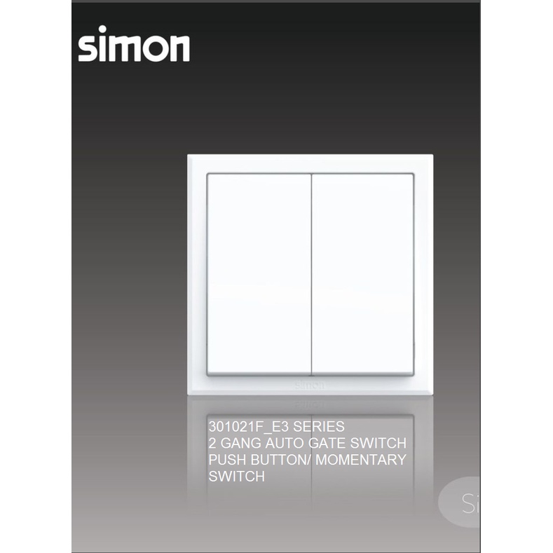 Simon E3 Socket Modern Switch Design Wall Switch Slim Door Bell Plug ...