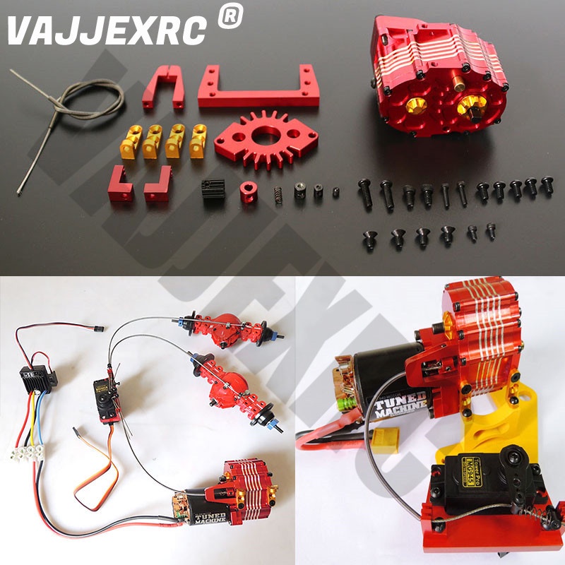 Two-speed Gearbox for 1/14 Tamiya Remote Control Truck Scania R620 R470 ...