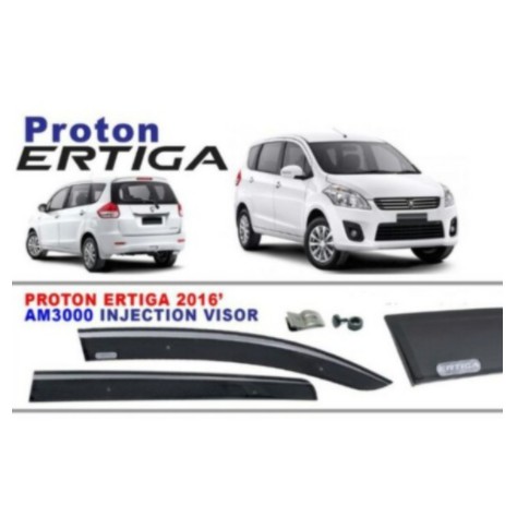 🔥Made in malaysia🔥Proton Ertiga 2016 Window Door Visor Deflector With ...