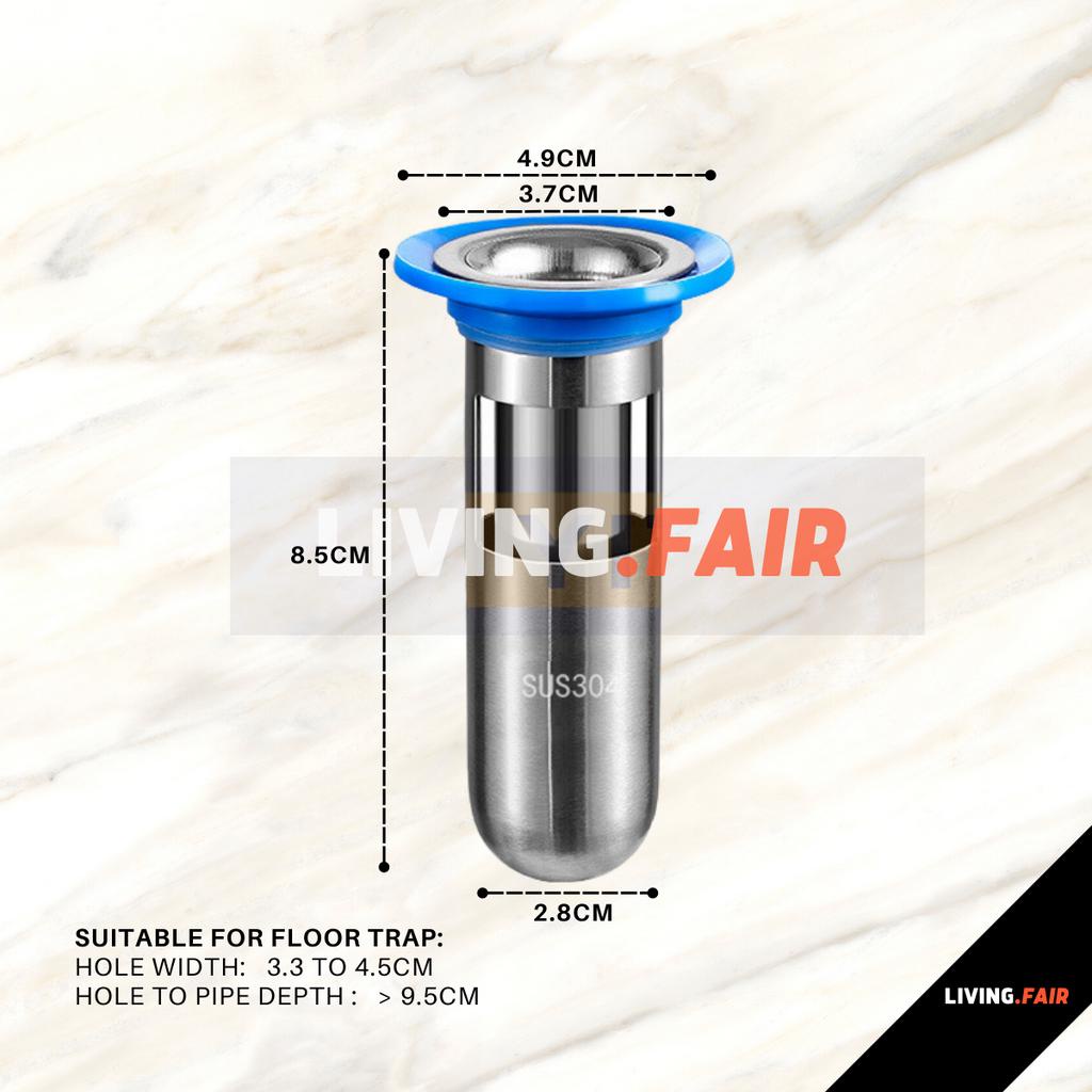 Living Fair Floor Trap Anti Smell Anti Pest Floor Trap Drain Core 304 ...