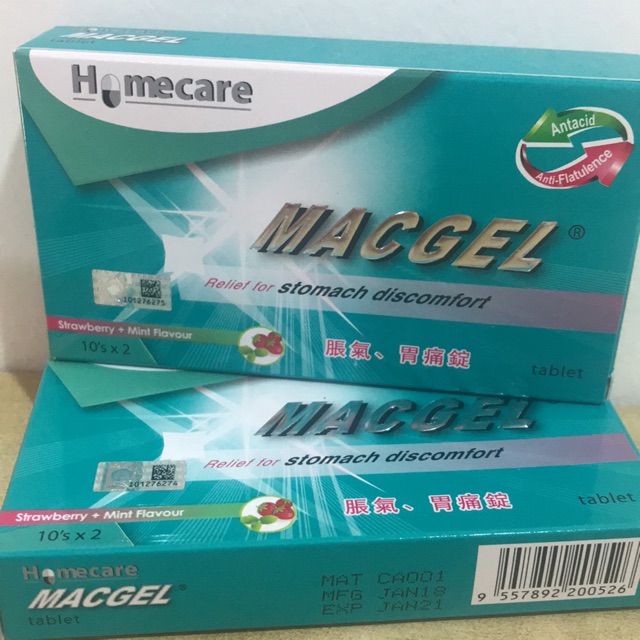 Homecare Macgel 10’s x 2 per box | Shopee Malaysia
