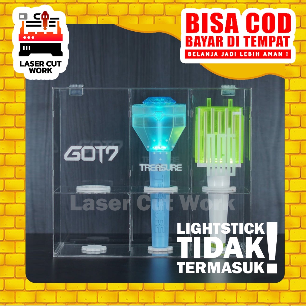 Lightstick Box combined GOT7 TREASURE NCT with Sponge / Acrylic ...