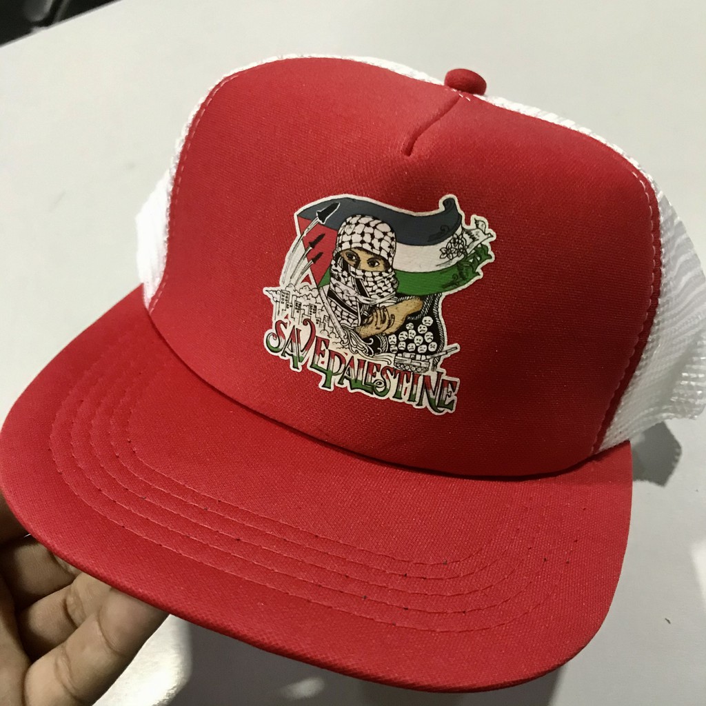 Palestine Trucker Cap / Topi Palestine / Saiz Dewasa/Kanak-Kanak ...