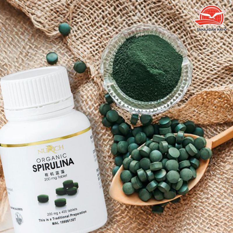 (READY STOCK) NURICH SPIRULINA ORGANIC TABLETS 💯% ORIGINAL | Shopee ...