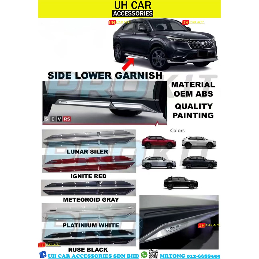 HONDA HRV 2022 OEMDOOR SIDE LOWER GARNISH GANISH PANEL COVER SKIRT ...