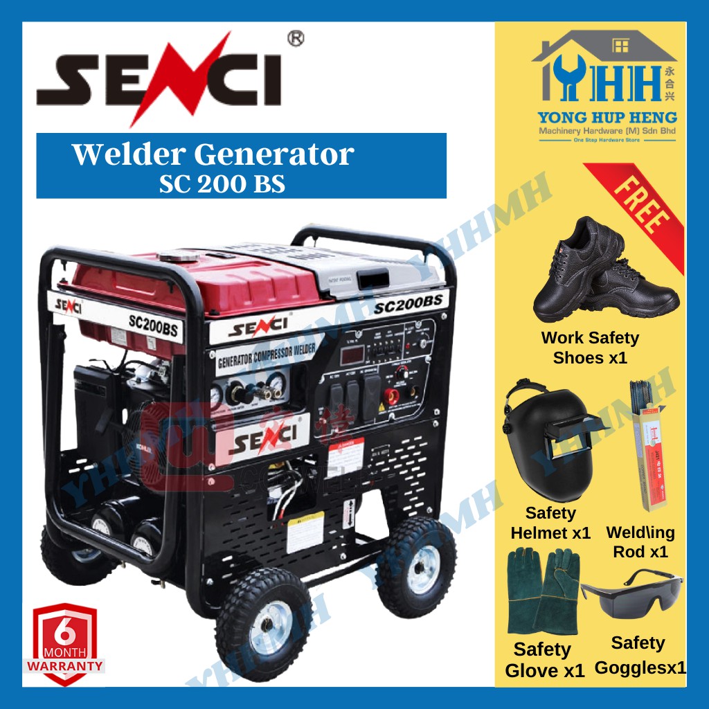 SENCI SC200BS (SC190F)New_SC420 GASOLINE GENERATOR WELDER & COMPRESSOR 💥READY STOCK SALES 💥 ...