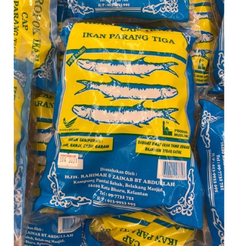 KEROPOK IKAN CAP IKAN PARANG TIGA 350g | Shopee Malaysia
