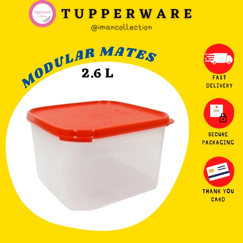 Bekas Simpan Makanan Kering ORI [ TUPPERWARE ] Modular Mate (1 pcs ...