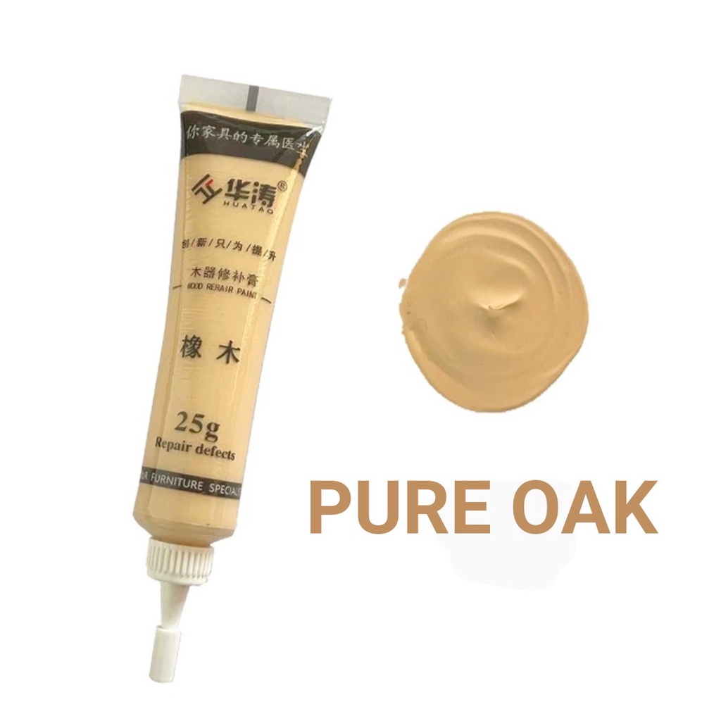 25g Wood Paint Filler Wax Cream Solid Wooden Refinishing Paste Floor ...