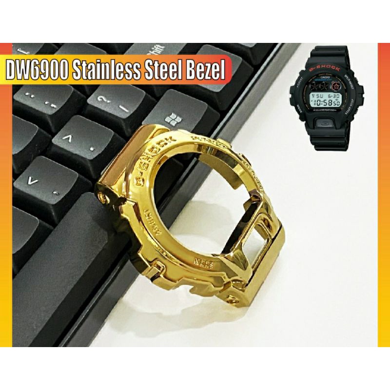 BEZEL CUSTOM DW6900 STAINLESS STEEL | Shopee Malaysia