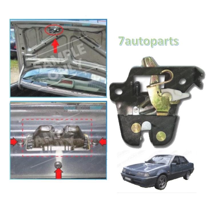 PROTON SAGA ISWARA LMST REAR BONNET INNER LOCK / REAR BOOT LOCK ...