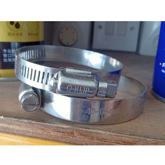 O-KLIP STAINLESS STEEL HOSE CLIP 40-64MM (2PC/PACK) | Shopee Malaysia