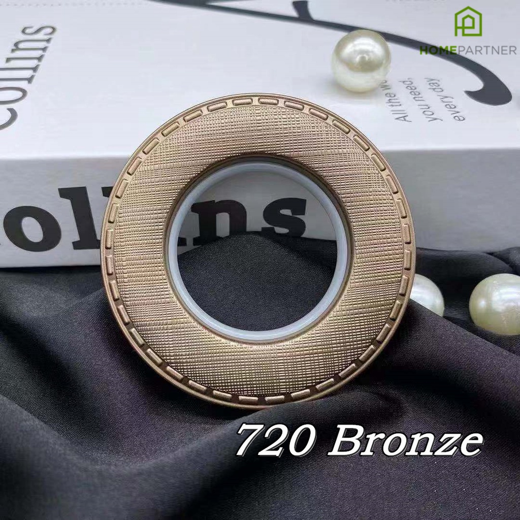 HOME PARTNER EMBOSSED NANO CURTAIN RING / GELANG LANGSIR / RING LANGSIR ...