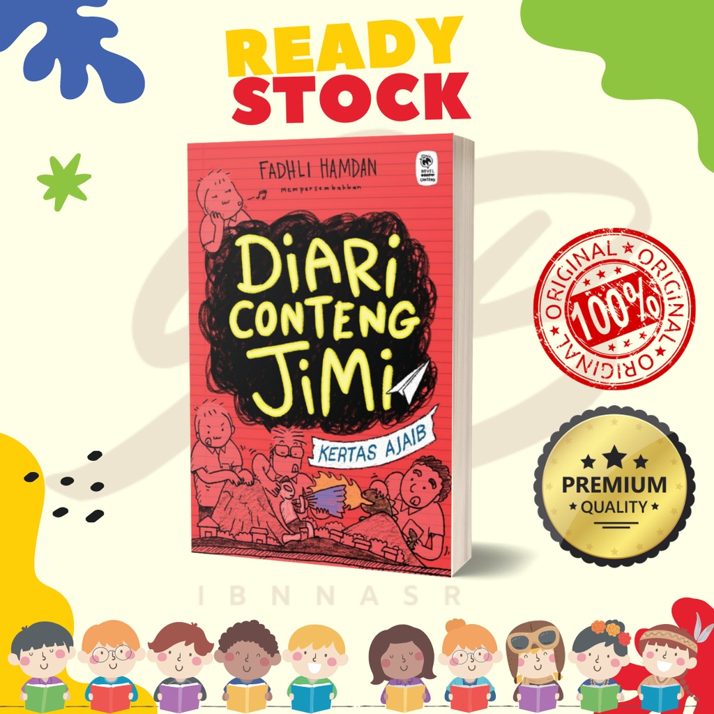 BUKU KANAK-KANAK | Diari Conteng Jimi #3: Kertas Ajaib (2019) | Shopee ...