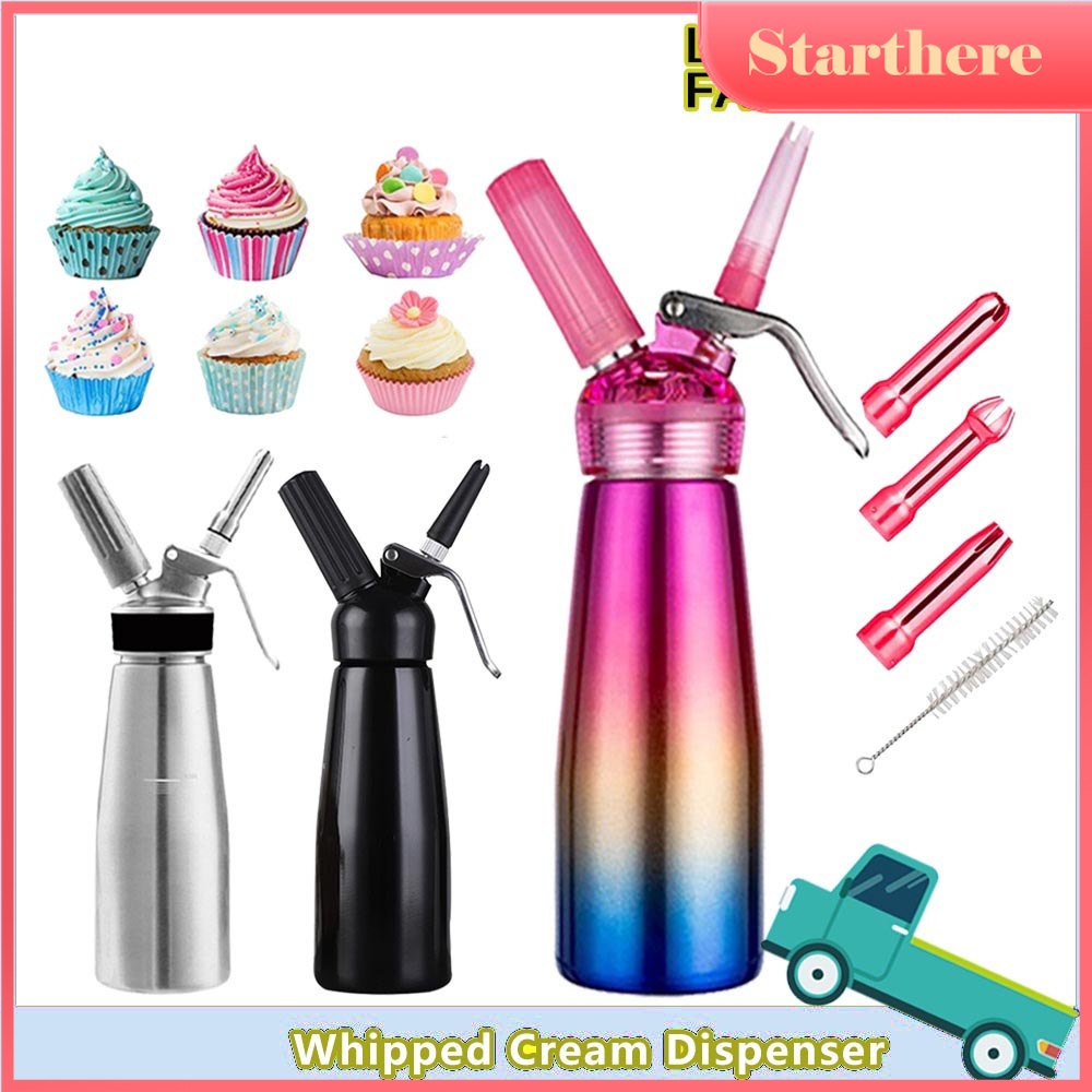 Selangor In stock⭐500ml stainless steel Cream Gun Siphon Whipped Cream ...