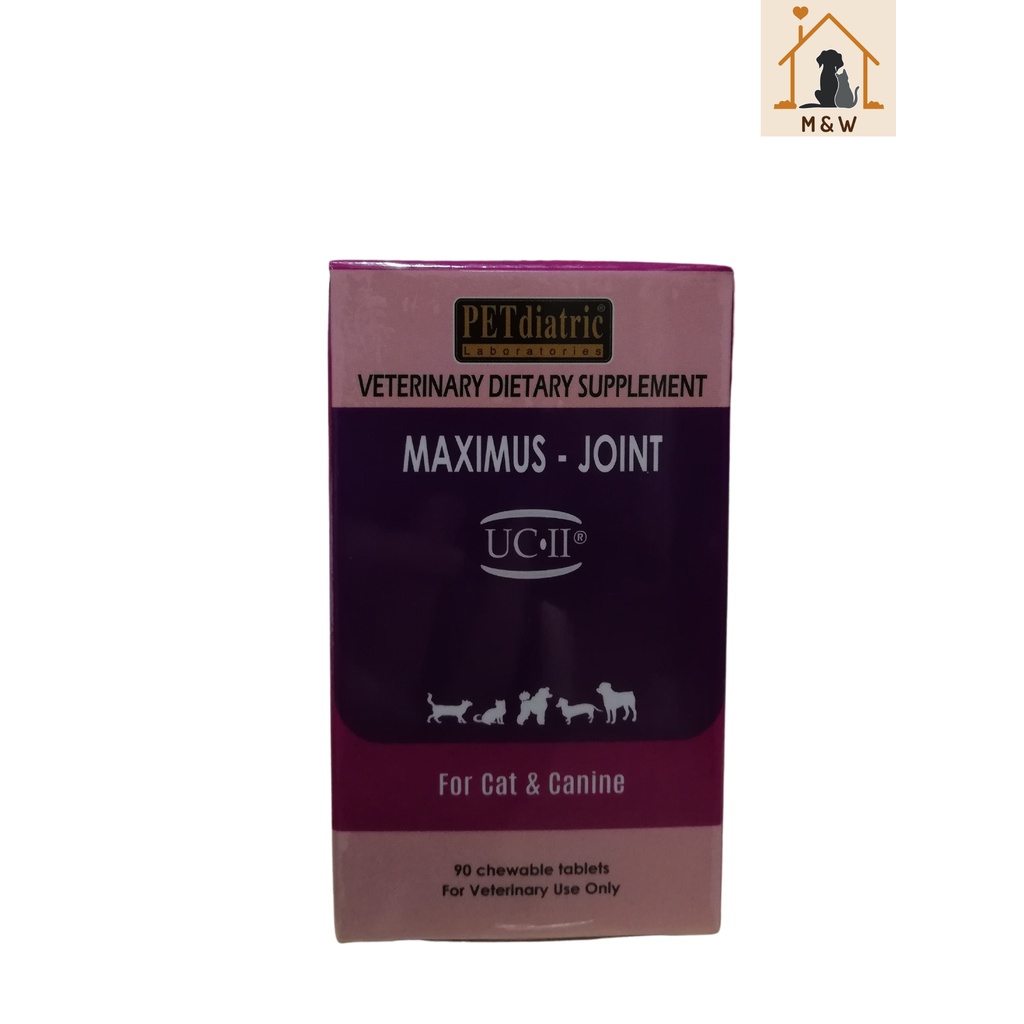 PETdiatric Maximus Joint UC-II For Cat & Canine (90 Tablets) | Shopee ...