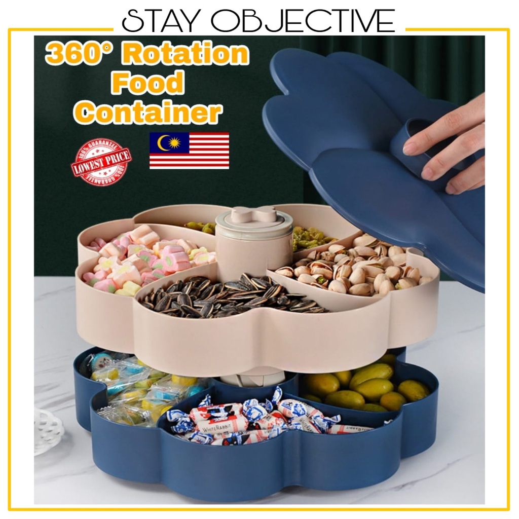 8 in 1 Air Tight Food Container Storage Bekas Biskut Raya Kuih Raya ...