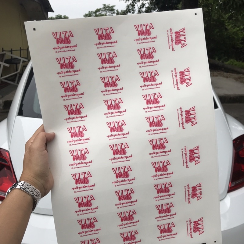 TRANSPARENT STICKER NO CUT A3 SIZE | Shopee Malaysia