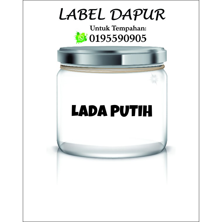 STICKER LABEL DAPUR (57PCS) | Shopee Malaysia