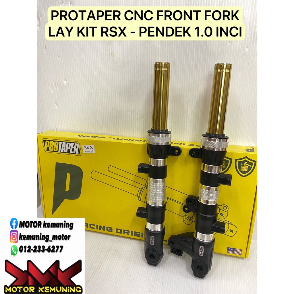 PROTAPER CNC FRONT FORK LAY KIT RSX / SRL115 FI / Y15ZR / LC135 55D ...