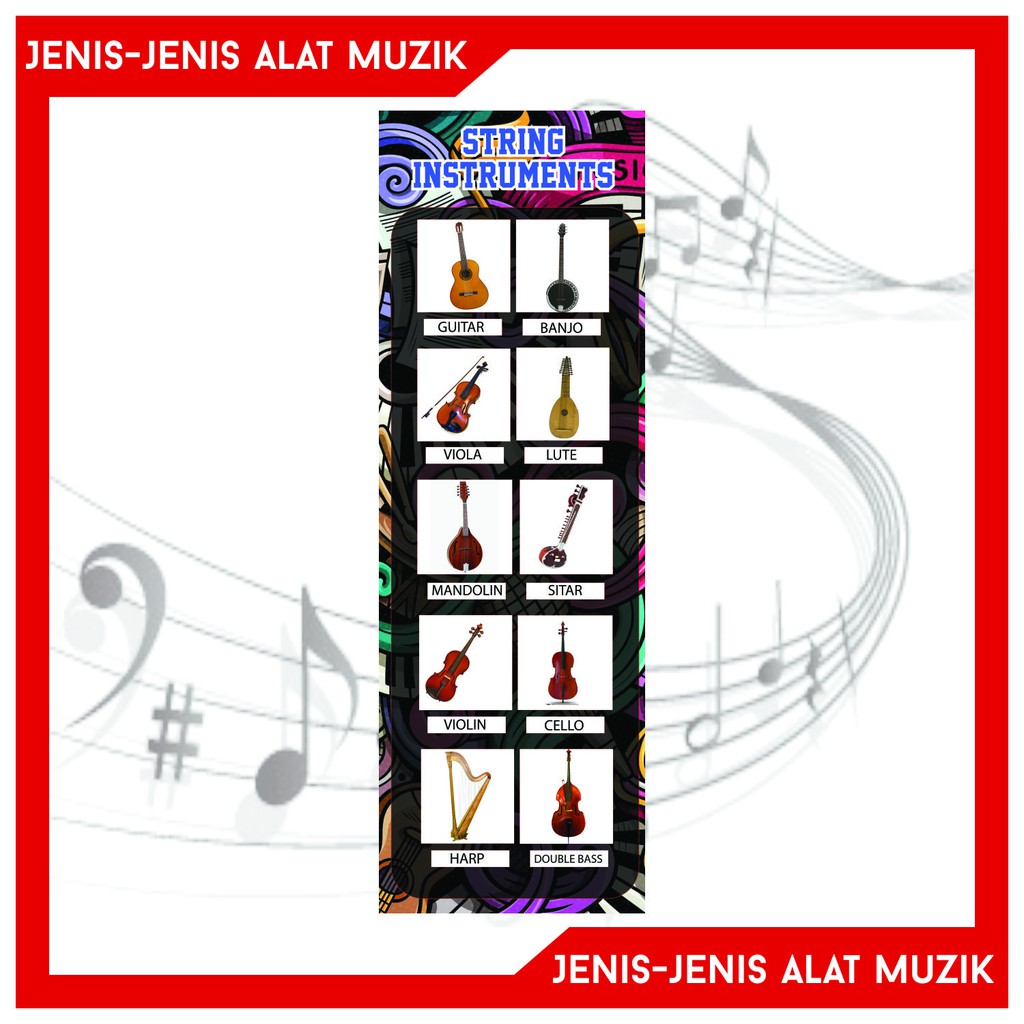 Bunting Jenis-Jenis Alat Muzik & Peraturan | Shopee Malaysia