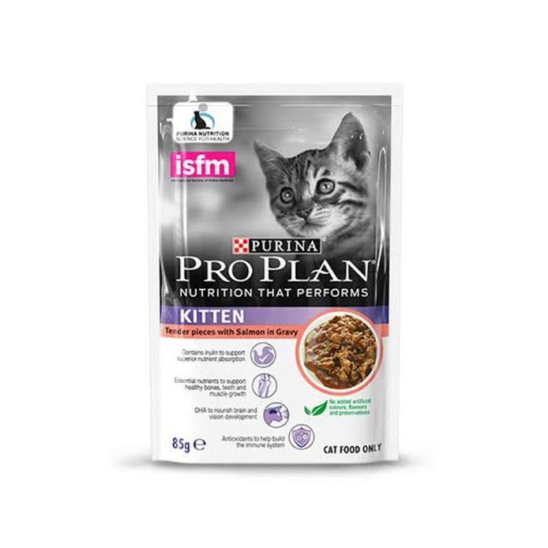 Pro Plan Kitten Pouch Wet cat Food 85gr, cat Food Proplan kitten pouch ...