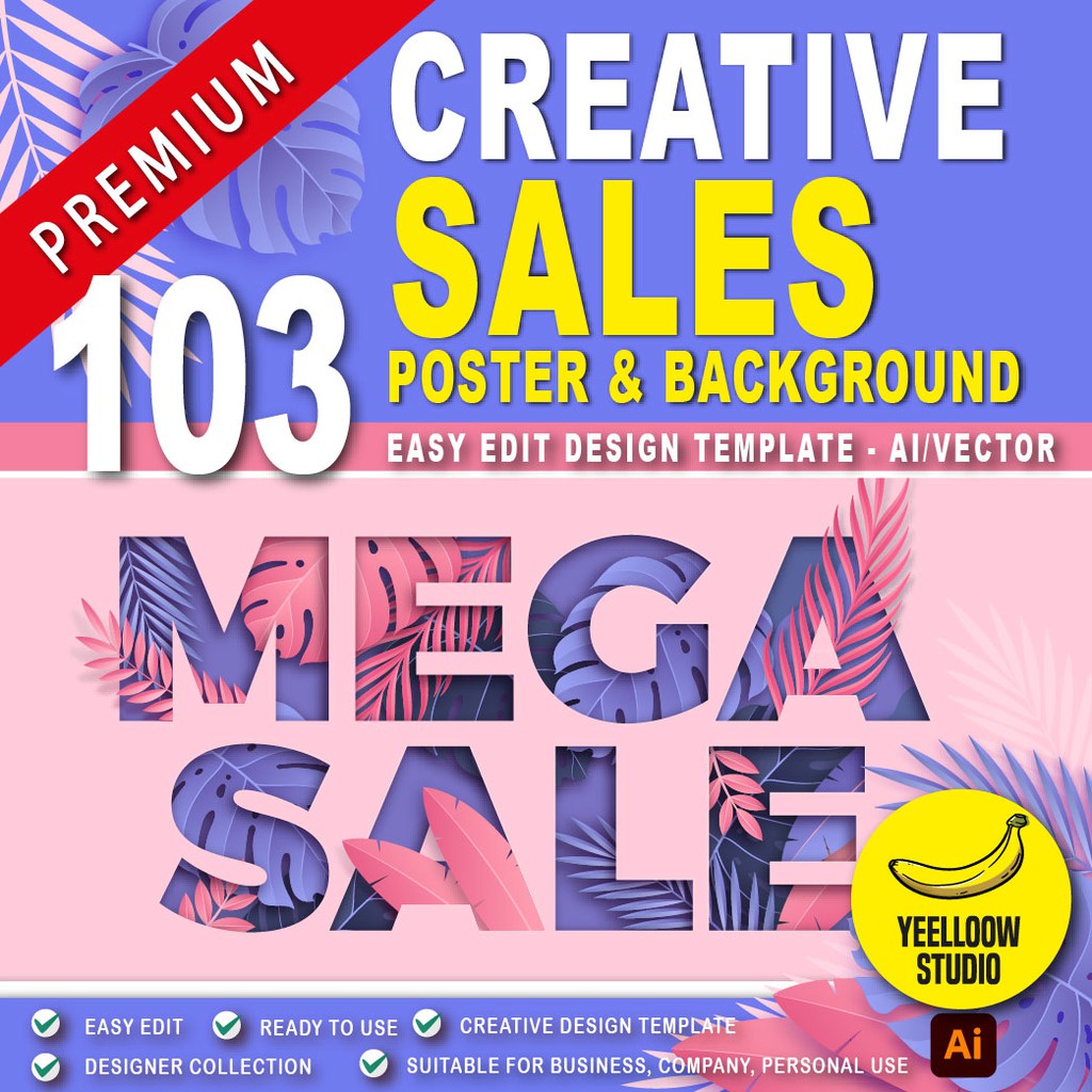 103 Creative SALES e-commerce promotion tag background poster & banner ...
