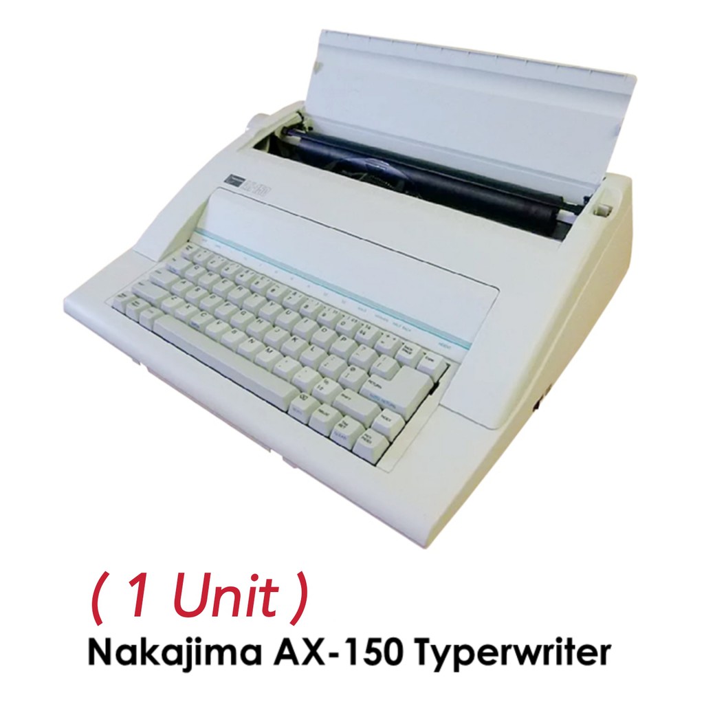 Nakajima AX-150 Electronic Typewriter(A4 Size) Package Comes With ...
