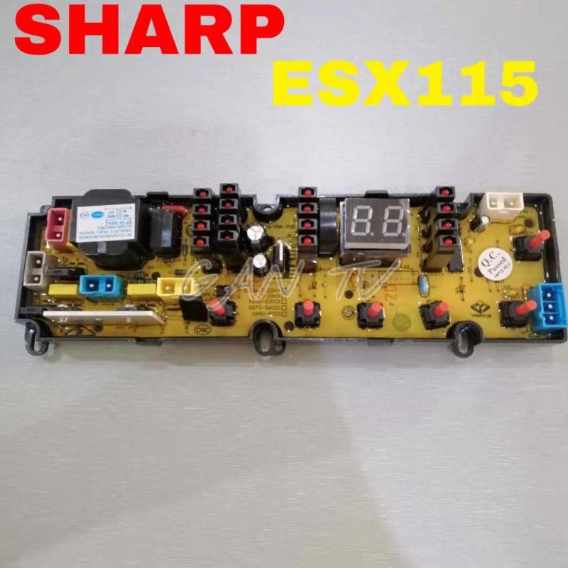 Heavy Duty Sharp ESX115 11KG Washing Machine Main Control Power PCB ...