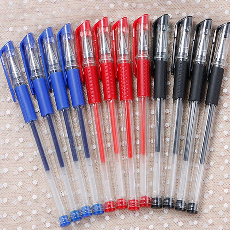 BLACK Pen RED Pen BLUE Pen 0.5mm Gel Pen Ballpoint Pen Needle Point Pen ...