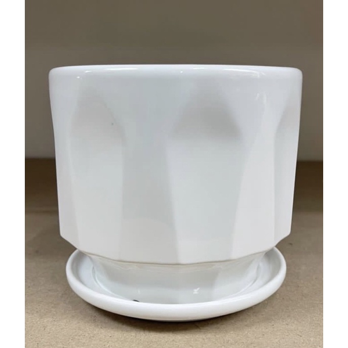 Ceramic Pot For Plant White Pot Flower Pot Ceramic Pasu Putih Pasu ...