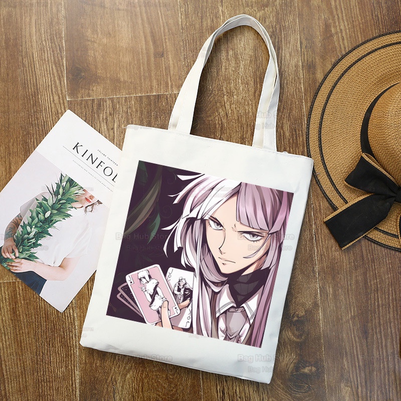 Bungou Stray Dogs Anime Canvas Bag Large Nakahara Chuuya Hand Bags ...
