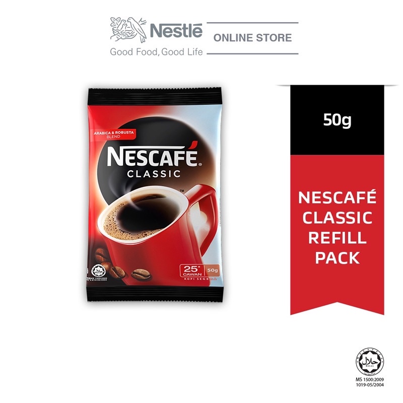 NESCAFE Coffee Classic / Serbuk Kopi 50gm & 100gm | Shopee Malaysia