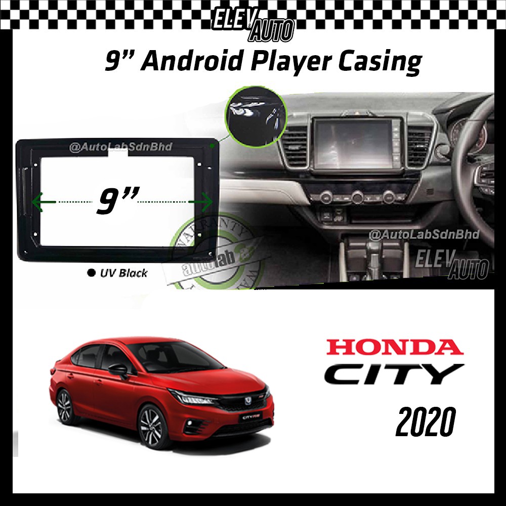 Honda City GN2 2020 2021 2022 2023 Android Player Casing 9" with Player ...
