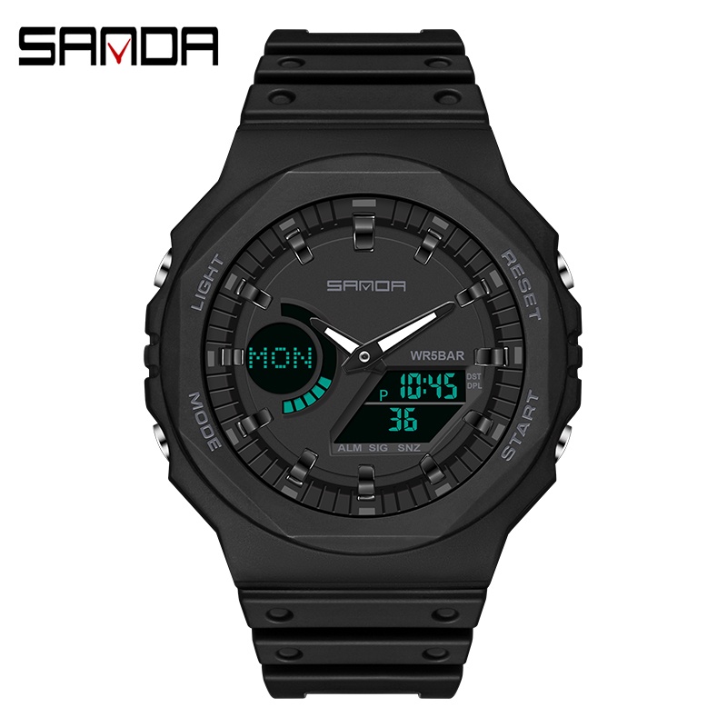 Sanda Women Watch Luxury Fashion Multifunctional Luminous Women Watch ...