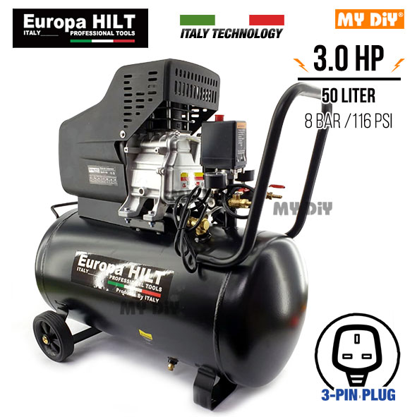 MYDIYHOMEDEPOT - Europa Hilt Air Compressor 3.0hp 50L Tank | Shopee Malaysia