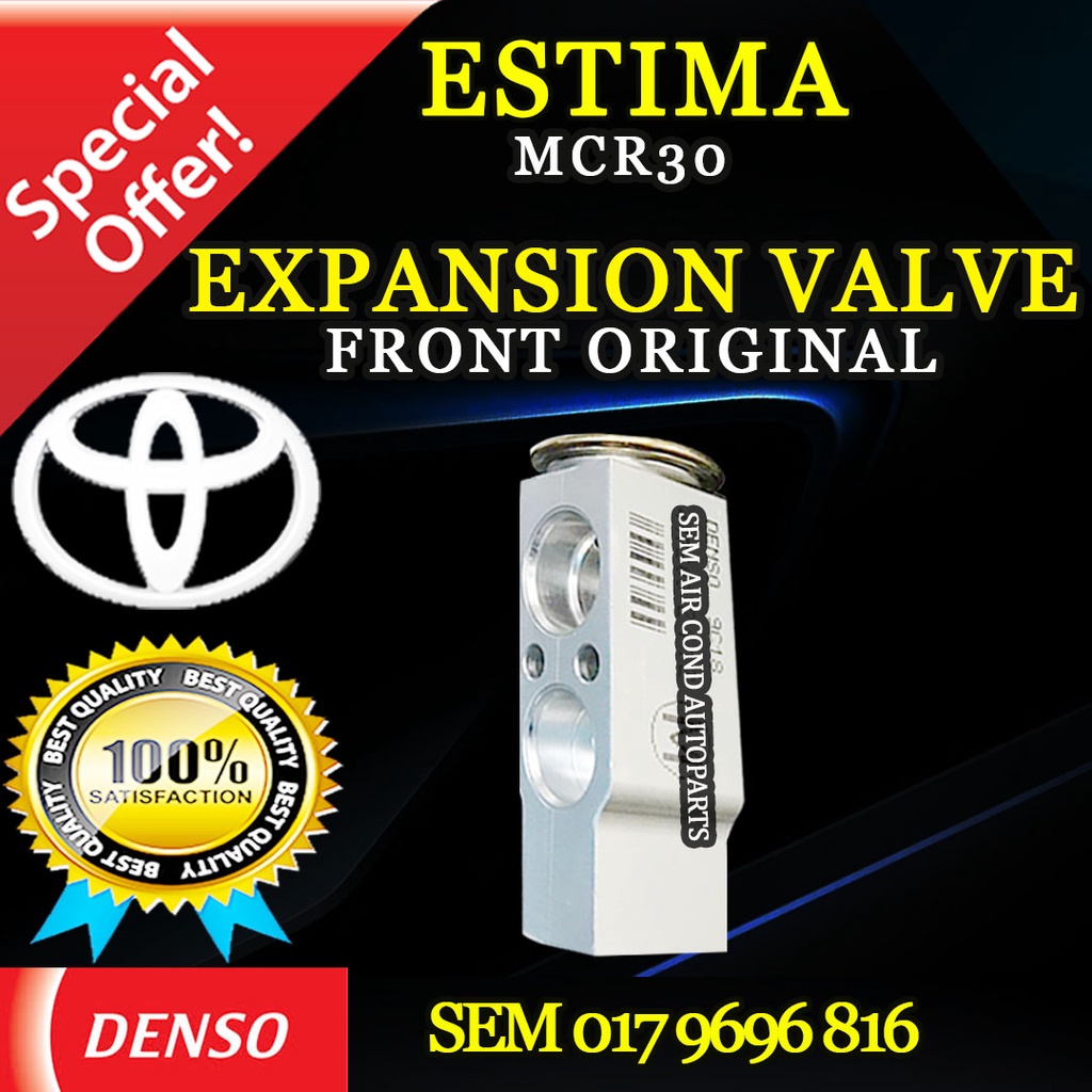 TOYOTA ESTIMA MCR30 ORIGINAL DENSO ND FRONT EXPENSION/ EXPANSION VALVE ...