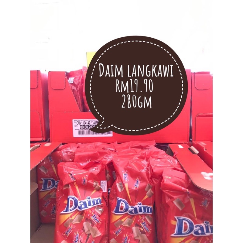 🔥coklat daim langkawi 280gm🔥 | Shopee Malaysia