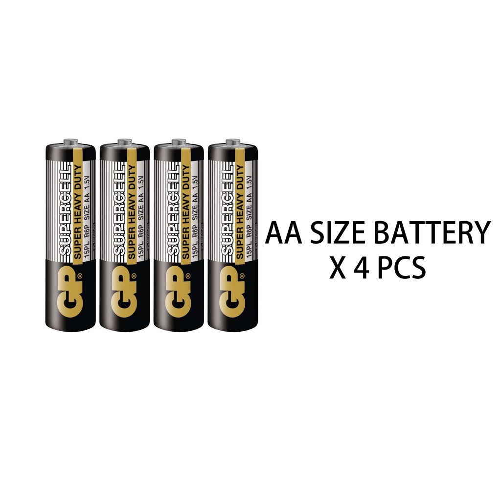 Original GP 1.5v 4pcs & 8pcs Supercell Battery Super Heavy Duty AA/AAA ...