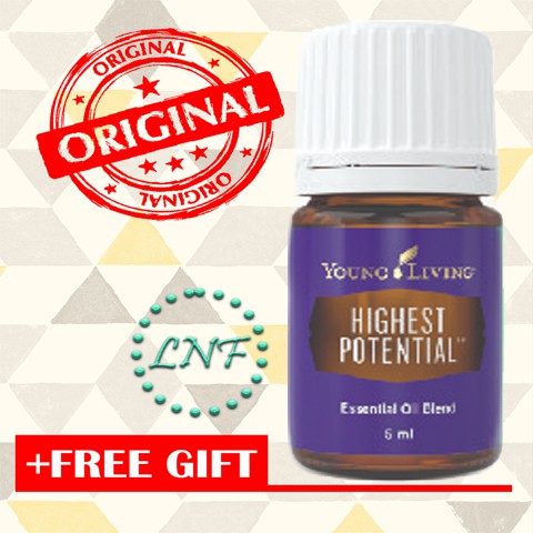 YL Young Living Highest Potential (5ml) + Free YL Reusable Bag Size S ...