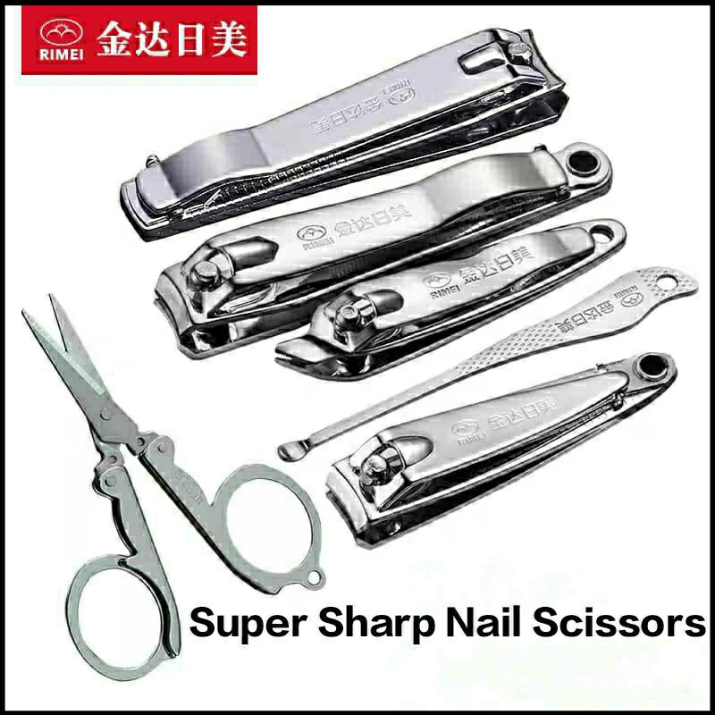 Rimei Nail Clipper/Scissors /Super Sharp/ Kuku Penggunting | Shopee ...