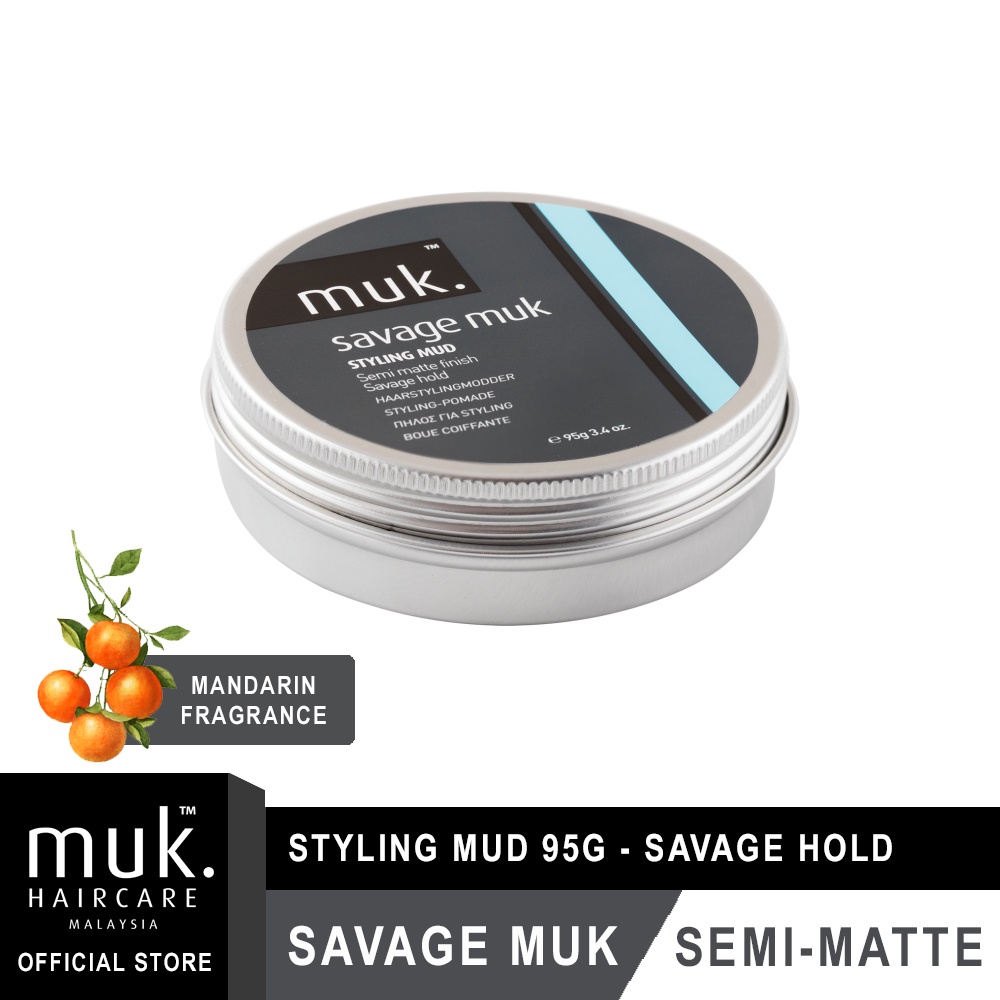 Savage Muk Styling Mud (95g) - Semi Dry Look, Ultra Hold (AWARD WINNING ...