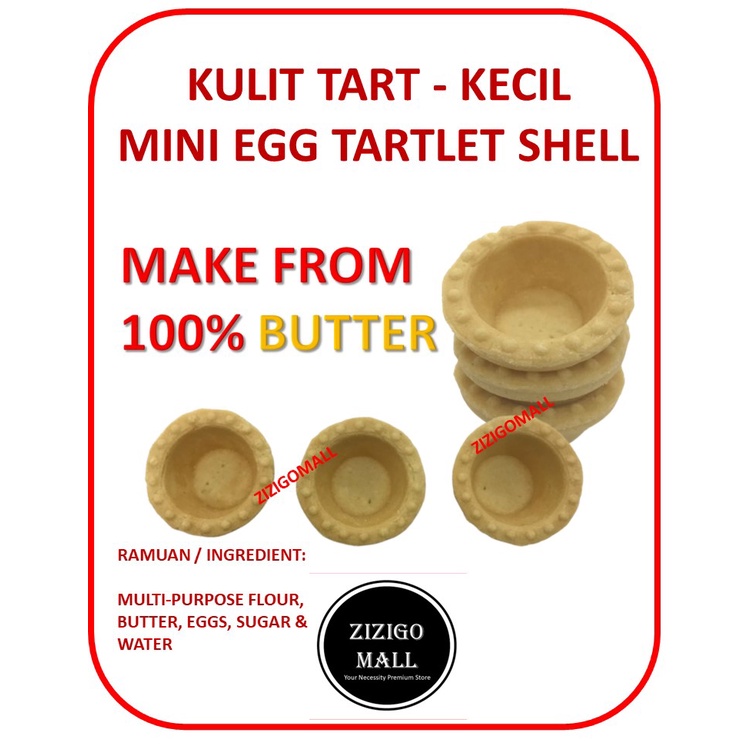Kulit Tart Tart Shell Egg Tart Shell Tartlet Shell Kulit Tart Tart ...