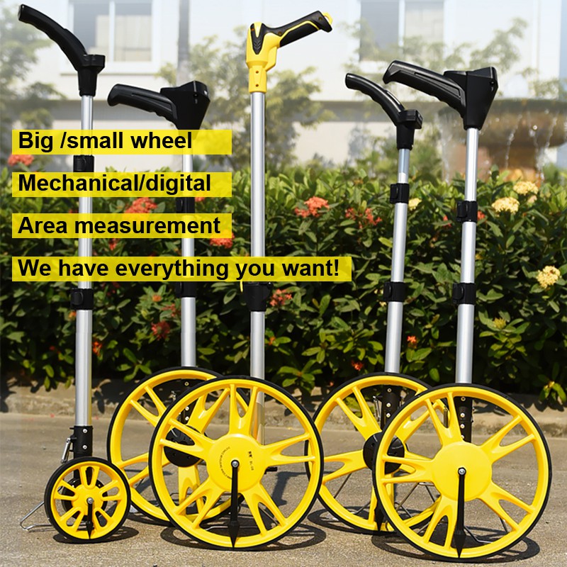 Digital/Mechanical ABS Folding Distance Measuring Wheel Roller Surveyor ...