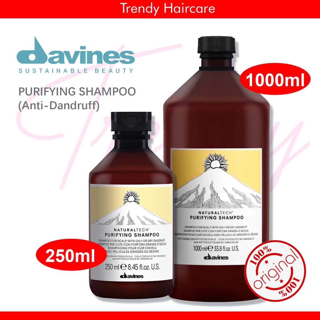 Davines Naturaltech PURIFYING Shampoo (1000ml/250ml) | Shopee Malaysia