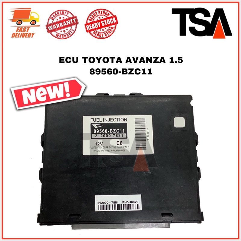 ECU TOYOTA AVANZA 1.5 - 89560-BZC11 ENGINE CONTROL UNIT | Shopee Malaysia