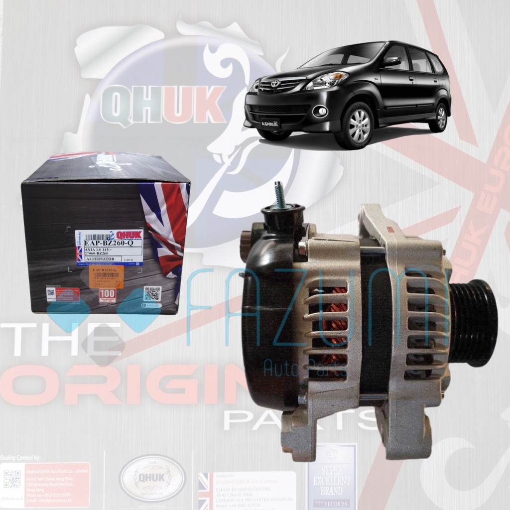 Toyota Avanza 1.5 2006 QHUK Alternator 4 Pin | Shopee Malaysia